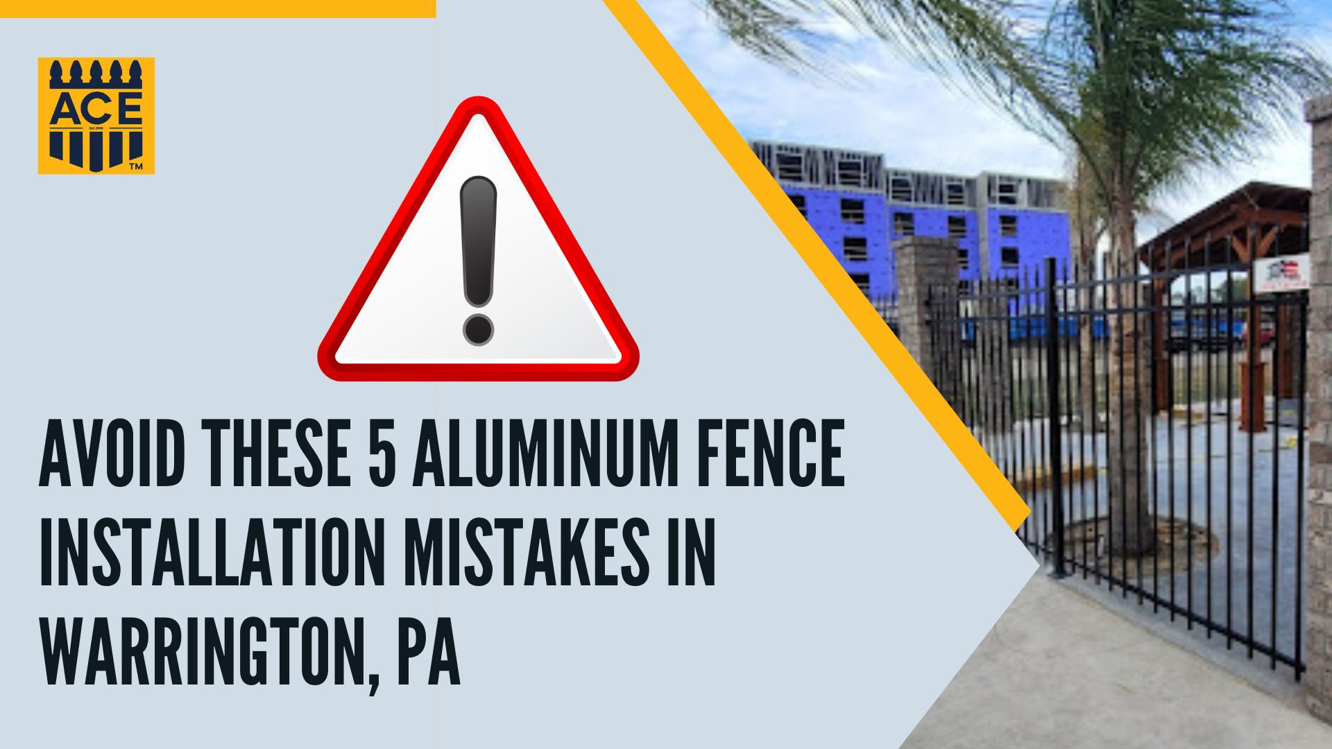 Avoid These 5 Aluminum Fence Installation Mistakes